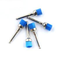 China OEM Dental Cleaning Prophy Brush Cup Shape Soft Colorful Nylon Latch Style Handle for sale
