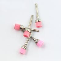 China OEM Dental Cleaning Prophy Brush Cup Shape Soft Colorful Nylon Latch Style Handle for sale