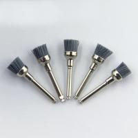 China Soft Dental Prophy Brush Cup Shape Abrasive Fiber Silicon Carbide for sale