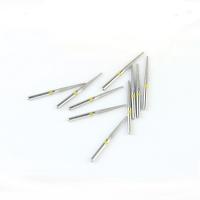 China TF Series Flat Cone Taper Head Dental FG Diamond Bur Grinding Tools With Electroplated SS Handle for sale