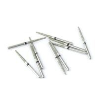 China TF Series Flat Cone Taper Head Dental FG Diamond Bur Grinding Tools With Electroplated SS Handle for sale