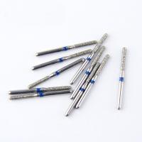 China High Speed Handpiece FG Diamond Grinding Dental Bur SR Series Round End Cylinder Shape Head for sale