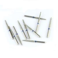 China TR Series Round End Cone Taper Shape Head Fg Diamond Burs For Dental High Speed Handpiece Cutting for sale