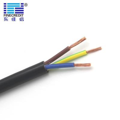 China H05V2V2-F 2x0.75mm2 300/500V PVC Flexible Power Cable VDE Approval for sale