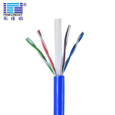China LSZH Cat6 Low Smoke Zero Halogen Cable 4X2X23 AWG 2 Cores for sale