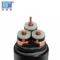 China YJLV23 8.7/15kv Medium Voltage Power Cable 3 Core Fire Resistant for sale