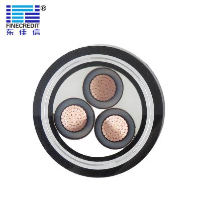 China YJV22 8.7/15KV Medium Voltage Power Cable Copper Core XLPE Insulated for sale