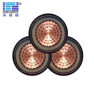 China OFC Single Core 8.7/15kV 8mm Armoured Cable DJXcable for Medium Voltage with XLPE Insulated for sale