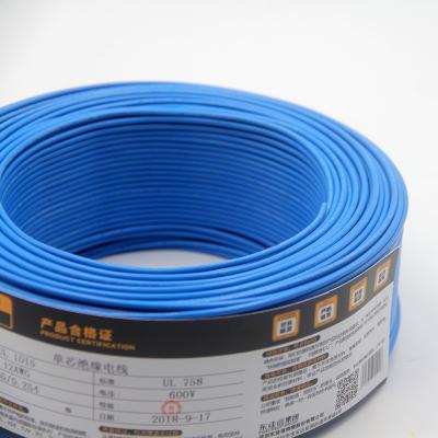 China UL1015 600V AWM Stranded Bare Copper Industrial Electrical Cable PVC Insulation for sale