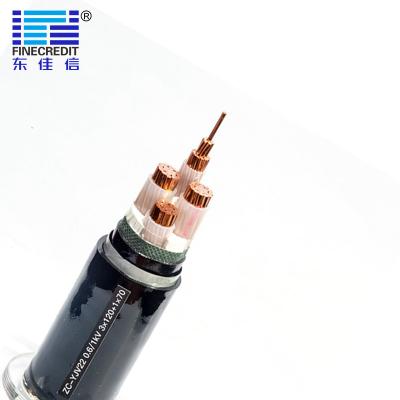 China Two Cores Low Smoke Halogen Free Cable DJX Steel Aramoured Power Cable Electrical Cable for sale