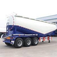 China 90 /50 King Pin 3 Axles 40CBM 45CBM Cement Semi Trailer for  Safe Cement Transport for sale
