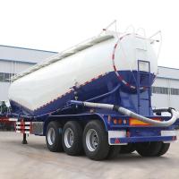 China 90 /50 King Pin 3 Axles 40CBM 45CBM Cement Semi Trailer for  Safe Cement Transport for sale