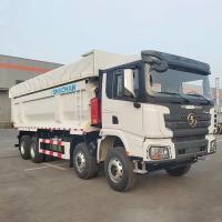 China Shacman X3000 8X4 U Shape Dump Truck  Automatic Left Normal Seats for sale