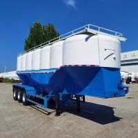China 60cbm Cement Tank Semi Trailer Truck Trailer in 12400*2500*1580mm for sale