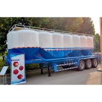 China 60cbm Cement Tank Semi Trailer Truck Trailer in 12400*2500*1580mm for sale