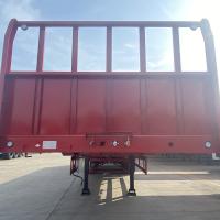 China 13000*2550*2280mm 3 Axles Cargo Semi Trailer 60tons  Q345 or HG700 for sale
