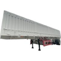 China Truck Trailer 60Tons Side Dumper Semi Trailer with 28t Heavy Duty Landing Gear for sale