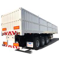 China 13T/14T/16T/20T BPW/FUWA 3 Axles Flatbed Semi Trailer With Sidewall for sale