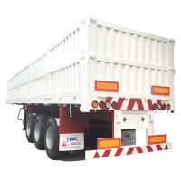China 13T/14T/16T/20T BPW/FUWA 3 Axles Flatbed Semi Trailer With Sidewall for sale