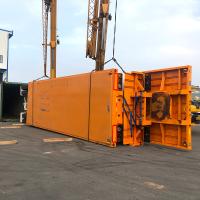 China Container Shipping CIMC 20ft Container Flatbed Semi Trailer with 12uints Twist Locks for sale