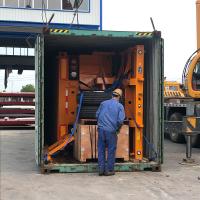 China Container Shipping CIMC 20ft Container Flatbed Semi Trailer with 12uints Twist Locks for sale