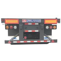 China 12400*2500*1580mm, 12400*2500*1580mm CIMC 3 Axles Container Flatbed Semi Trailer  60tons for sale