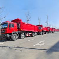 China 12 Forward Shift Number Shacman 8X4 F3000 Dump Trucks for Heavy Machine Flat Cab for sale