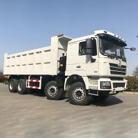China Shacman 8X4 Dump Trucks for Heavy Machine LHD Cargo Tank Dimension 6800*2350*1600mm for sale