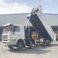 China Shacman 8X4 Dump Trucks for Heavy Machine LHD Cargo Tank Dimension 6800*2350*1600mm for sale