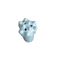 China 9 Tooth 47mm Semi Ballistic Button Bit R25 For Efficient Rock Drilling for sale