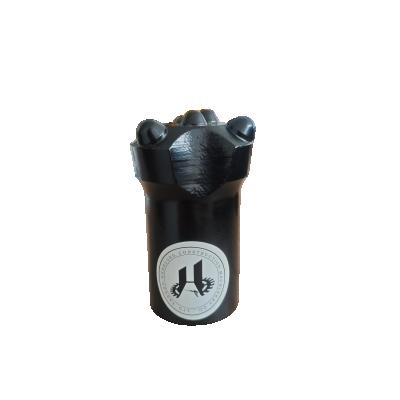 China 5 Tooth 59mm R32 Threaded Button Bit For Mining / Tunneling Rock Drilling for sale