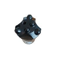 China 5 Tooth 59mm R32 Threaded Button Bit For Mining / Tunneling Rock Drilling for sale