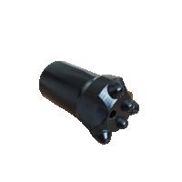 China 5 Tooth 59mm R32 Threaded Button Bit For Mining / Tunneling Rock Drilling for sale
