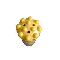 China 11 Tooth 46mm R32 Threaded Ball End Drill Bit , Button Drill Bit Wear Resistant for sale
