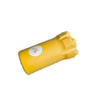 China 9 Tooth 65mm T38 Thread Button Bit For Heavy Duty Rock Drilling / Mining for sale