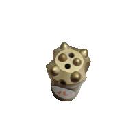 China 6 Tooth Button Rock Drill Bit High Impact Low Downtime 43mm Diameter for sale