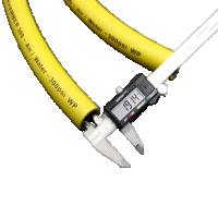 China Flexible High Pressure Air Rubber Hose Yellow for Pneumatic Tools for sale