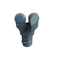 China PDC Anchor Drill Bit Wear Resistant Two Wing Bit with Diamond Composite Sheet for sale