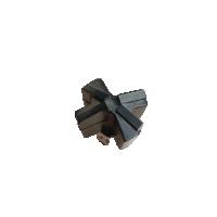 China 18mm×17mm×5mm Carbide Coal Bit With Hexagonal Connection for sale