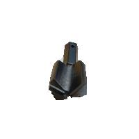 China 18mm×17mm×5mm Carbide Coal Bit With Hexagonal Connection for sale