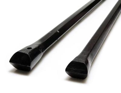 China HEX22 HEX25 Integral Drill Steel , Solid Rock Drill Rod For Quarry / Mining for sale