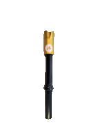 China 32mm Tungsten Carbide Cross Rock Drill Bit , Taper Drill Bit Wear Resistant for sale