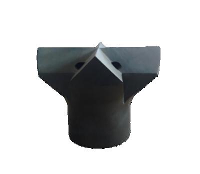 China R25 Threaded Cross Cut Drill Bit Wear Resistant For Blast Furnace Tapping for sale
