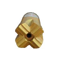 China 38mm 11° Tapered Cross Bits Wear Resistant With Tungsten Carbide Inserts for sale