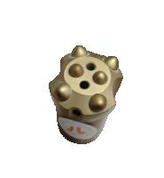 China 6 Tooth Button Rock Drill Bit High Impact Low Downtime 43mm Diameter for sale