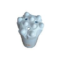 China 9 Tooth Configuration 48mm Diameter R32 Threaded Button Bit For Efficient Rock Drilling In Medium Hard To Hard Formations for sale