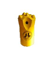 China 5 Tooth Layout 11° Taper Angle 64mm Compact Height Button Bit For Medium Duty Rock Drilling for sale