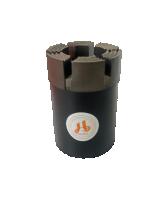 China Henglong 58mm 50mm Diamond Core Drill Bit with 24mm Working Height for Hard Rock Coring in Geological Exploration for sale