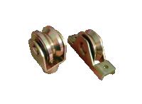 China Galvanized CNC Sliding Door Casters Shock Absorbent Wear Resistant for sale