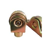 China Galvanized CNC Sliding Door Casters Shock Absorbent Wear Resistant for sale